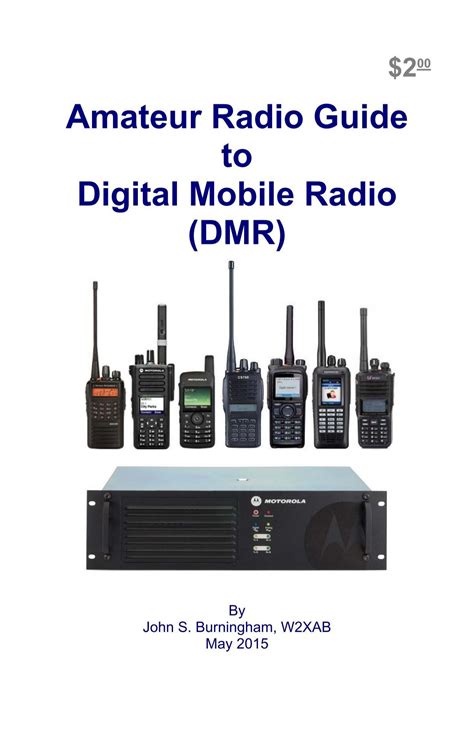 Amateur Radio Guide To Digital Mobile Radio DMR
