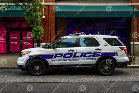 Metropolitan Transportation Authority Police Providing Security Near
