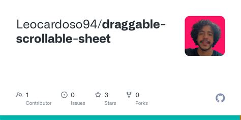 Github Leocardoso94draggable Scrollable Sheet