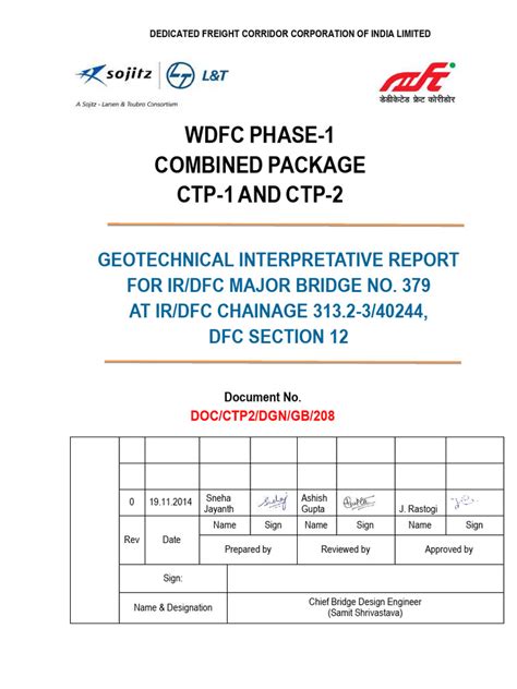 Geotechnical Interpretative Report Western Dfcc Pdf Geology Earth Sciences