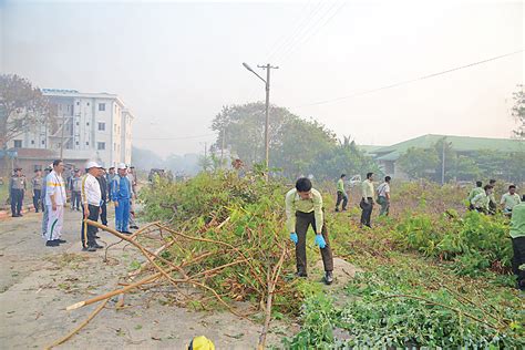 ၇၈ နှစ်မြောက် တပ်မတော်နေ့အား ကြိုဆိုဂုဏ်ပြုသောအားဖြင့် ပြည်ထဲရေးဝန်ကြီးဌာနရှိ တပ်ဖွဲ့ ဦးစီးဌာနမ
