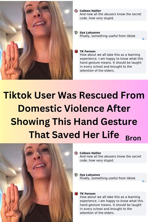 Tiktok User Was Rescued From Domestic Violence After Showing This Hand