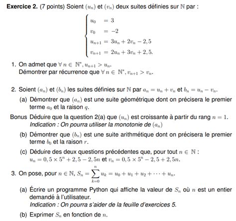 Suites Récurrence Sommes Forum Mathématiques Terminale Suites