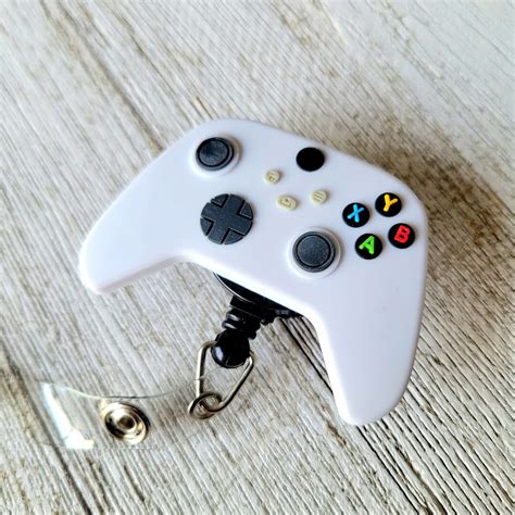 Gamer Controller Badge Reel Xbox Badge Reel Id Holder Halo Etsy