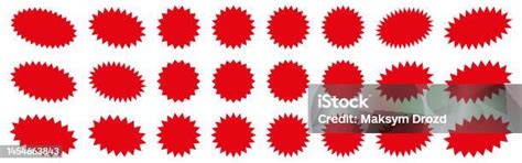 Sunburst 프로모션 태그 파열 스티커 프로모션 배지 스타 버스트 연설 거품 폭발 스타 버튼 벡터 일러스트 레이 션입니다 Starburst Bush에 대한 스톡 벡터