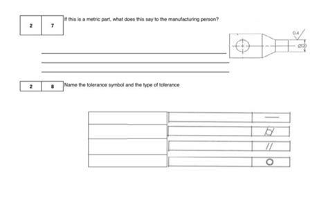 Solved Fastener And Tolerancing Assignment Print Sheets Do Chegg Com