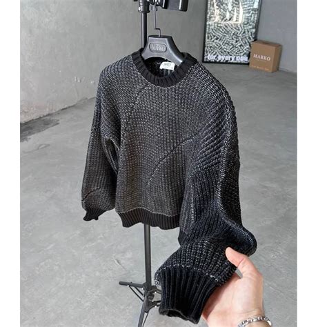 بافت مشکی آستین گشاد اسنیزی فروشگاه اینترنتی لباس مارکو پوش