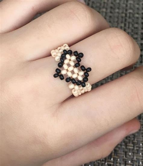 колечко Бисерные украшения Модели браслетов Летние браслеты