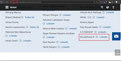 murali dharan k on linkedin basf cybersecurity halloffame vulnerabilitydisclosure
