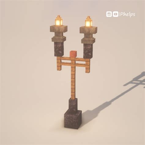 Minecraft Lamp Post Design