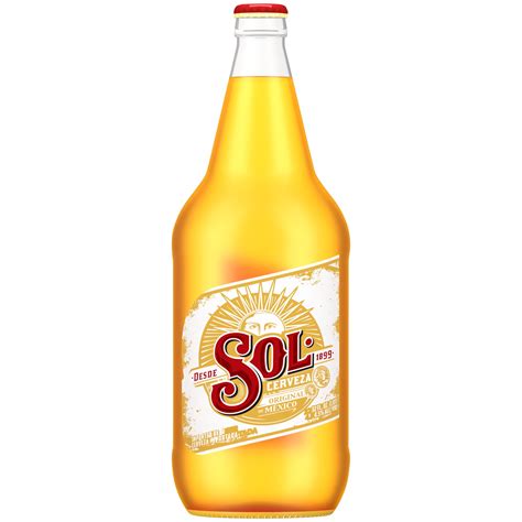 Sol Beer 32 Fl Oz Glass Bottle 45 Abv