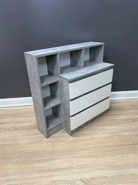 ᐉ Комод Дженіфер Бетон Білий • Краща ціна в Києві Україні • Купити в Епіцентр