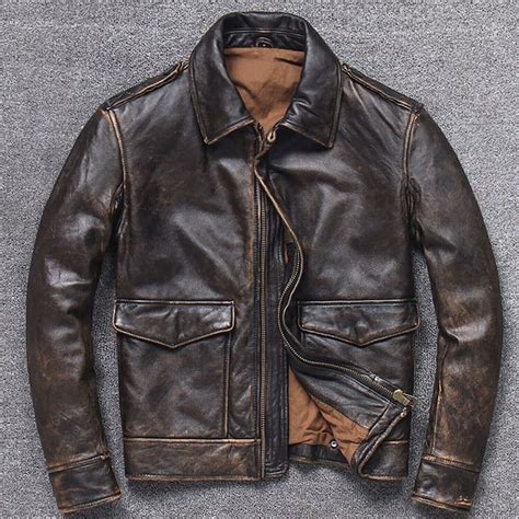 Vintage Leather Jacket Etsy