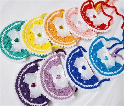 가득샵 알록달록 하트 빕 • 강아지 고양이 케이프 뜨개 케이프 머플러 빕 스카프 목걸이 악세사리 페오펫몰