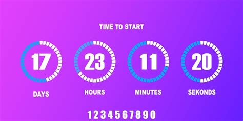 Premium Vector Flip Countdown Clock Counter Timer