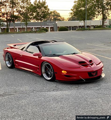 Pontiac Firebird Ws6 Gets The Simple Widebody Rendering It Deservers