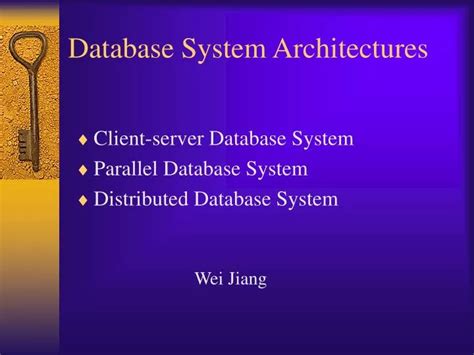 ppt database system architectures powerpoint presentation free download id 6773385