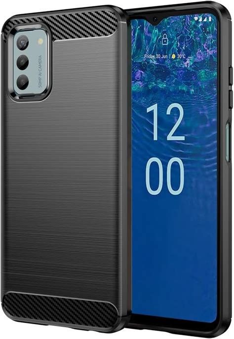 Folmecket Nokia G G G G G Case Carbon Fiber Scratch Resistant Shock Absorption Soft
