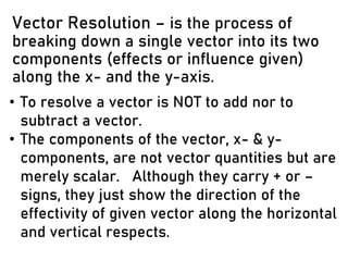 Vector Analytical Method PPT Science Pdf