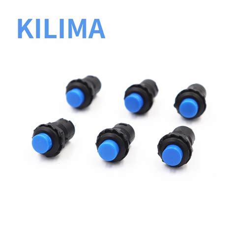 5Pcs Self Lock Momentary Pushbutton Switches DS427 DS428 12mm OFF ON Push Button Switch 3A