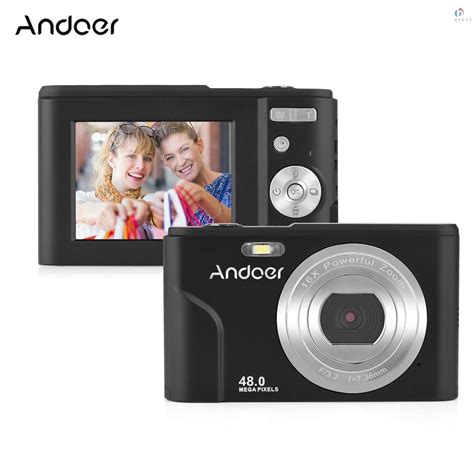 【lowestandready】andoer Portable Digital Camera 48mp 1080p 2 4 Inch Ips