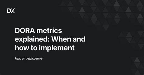 Applying The DORA Metrics