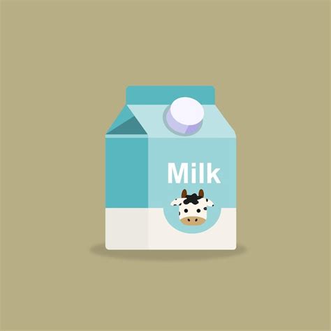 Premium Vector Box Of Milk Vector