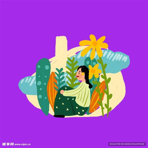 手绘女孩女人 设计图 动漫人物 动漫动画 设计图库 昵图网