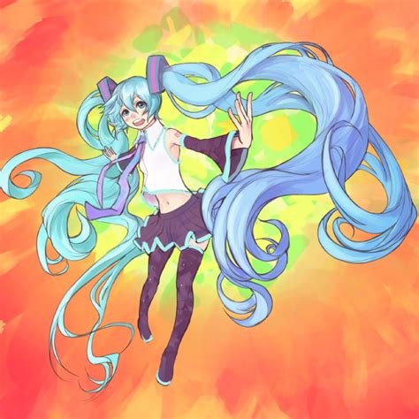Hatsune Miku Vocaloid Drawn By Kansousamehada Danbooru