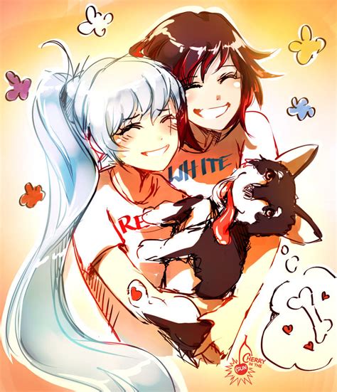 Ruby Weiss And Zwei Rwby By Cherryinthesun On Deviantart