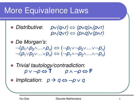 Ppt §12 Propositional Equivalence Powerpoint Presentation Free