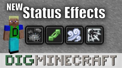 New Status Effects In Minecraft 121 Youtube