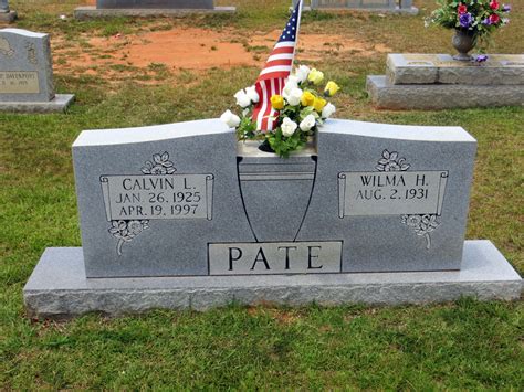 Calvin Leonard Pate 1925 1997 Find A Grave Memorial