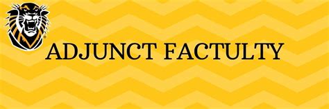 Adjunct Faculty Trainings