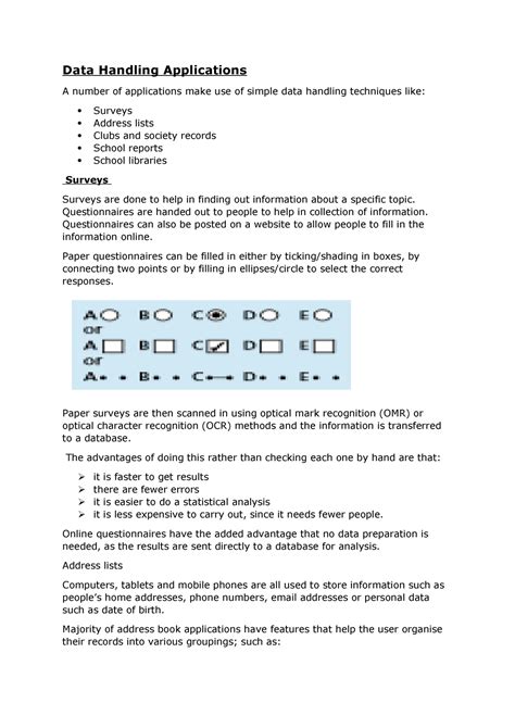 Week 8 9 Data Handling Applications