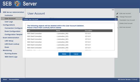 User Accounts Seb Server Documentation
