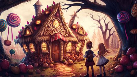 Hansel And Gretel Cartoon House