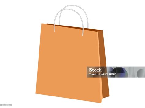 고립 된 3d 쇼핑 백 3차원 형태에 대한 스톡 벡터 아트 및 기타 이미지 3차원 형태 가방 고객 Istock