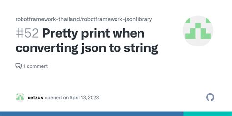 Pretty Print When Converting Json To String · Issue 52