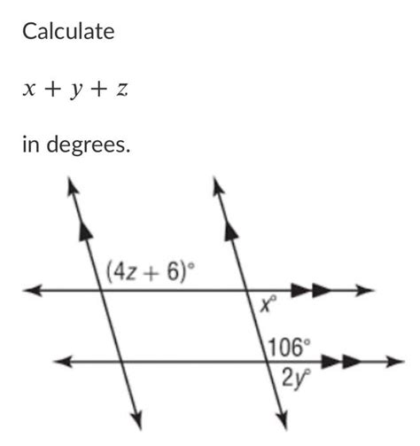 Solved Calculate X Y Z In Degrees Z Chegg Com