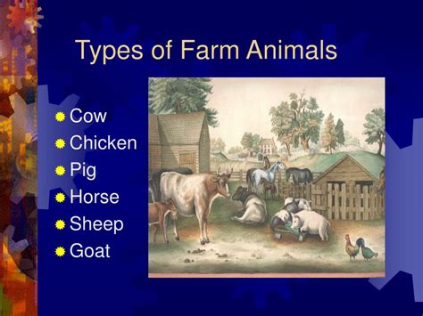 Ppt Farm Animals Powerpoint Presentation Free Download Id153380