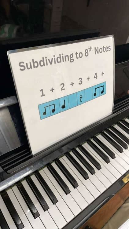 Subdivided Counting Quarter Notes To Eighth Notes By Macy Fox Tpt