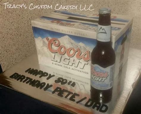 Coors Light Case Cake For 50th Birthday