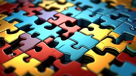 Solving The Puzzle Of Business 3d Illustration Background Puzzle Shape Puzzle 3d Piece