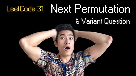 next permutation leetcode 31 variant question big tech actually
