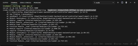 Typeerror Sibapiv3sdksmtpapi Is Not A Constructor · Issue 89 · Sendinblueapiv3 Nodejs