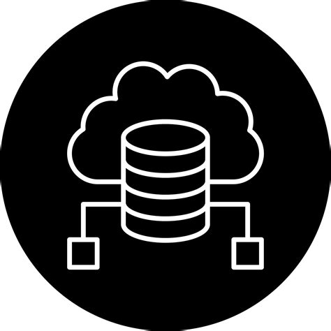 Cloud Data Vector Icon Style 22572258 Vector Art At Vecteezy