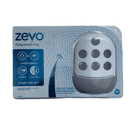Zevo Flying Insect Trap Starter Kit Zetailz