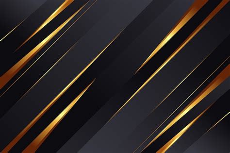 현실적인 황금 럭셔리 배경 프리미엄 벡터