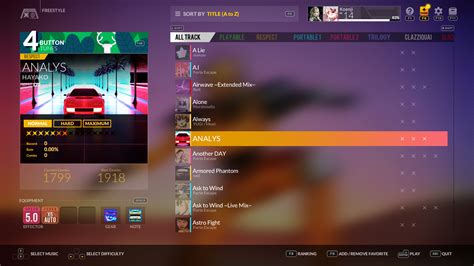 Djmax Respect V Game Ui Database